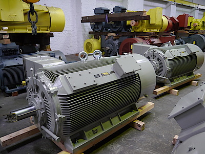 Mining motors up to 25 MW and 13.8 kV