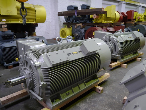 Mining motors up to 25 MW and 13.8 kV