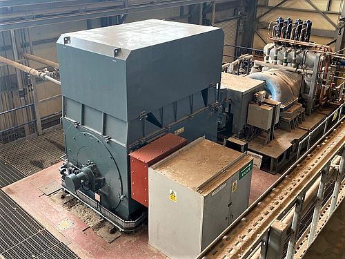 Construction Of A Power Plant With Synchronous Generator