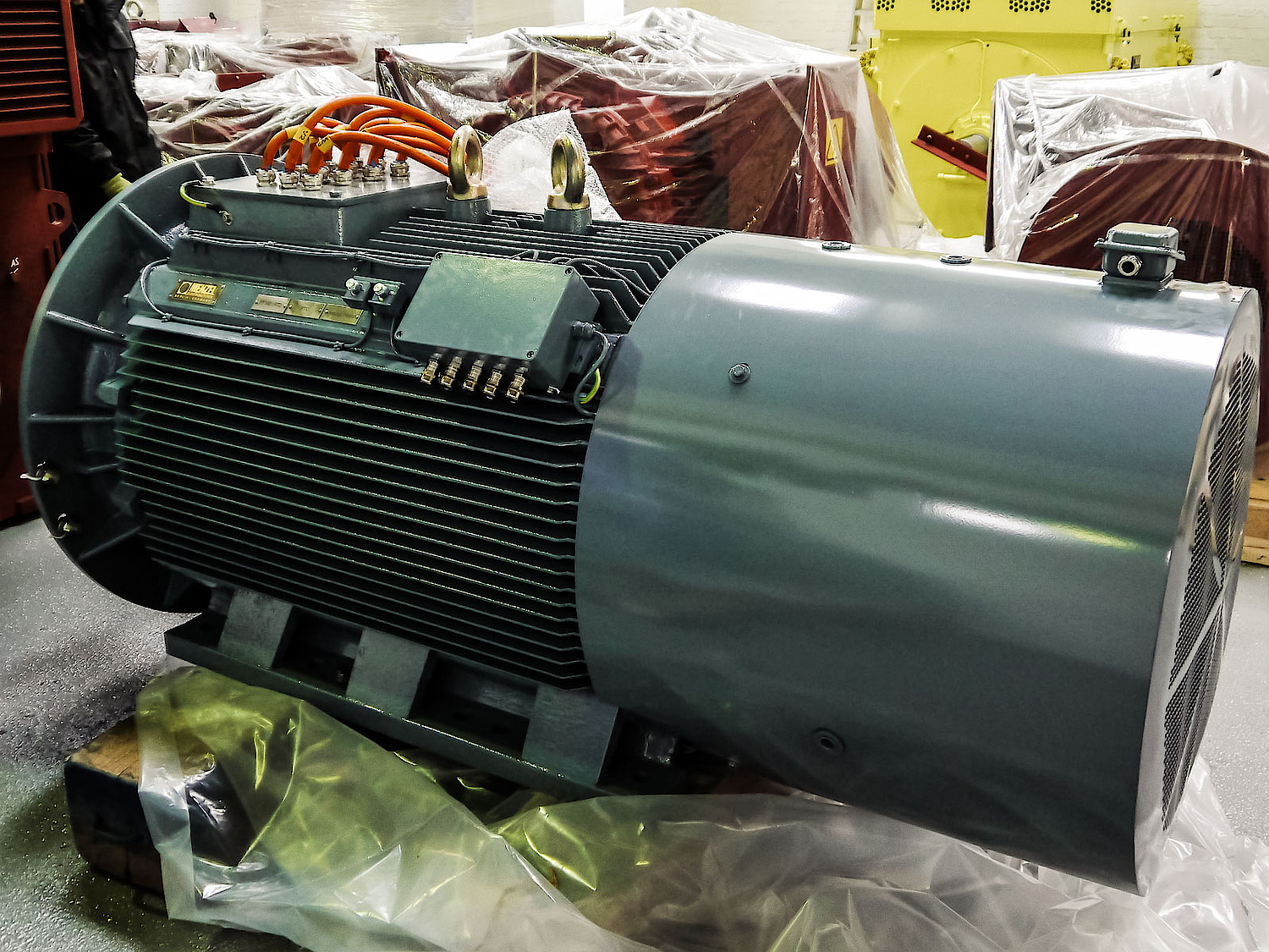 3-phase squirrel cage induction motors up to 13,800 V