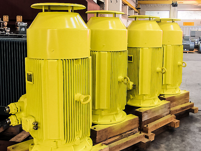 IP67 watertight electric motors: From 380 V to 6600 V