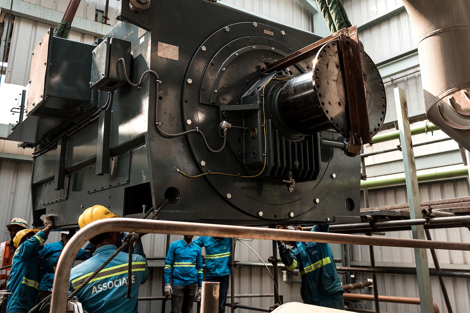 High voltage water cooled motor 11 MW: Menzel Motors