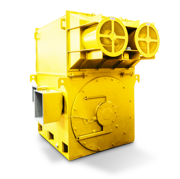 Modular squirrel cage motors from 380 V to 13,800 V