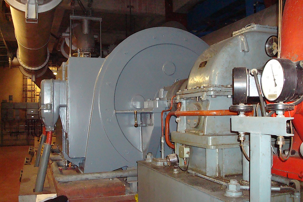 5400 V slip ring motor for transonic wind tunnel