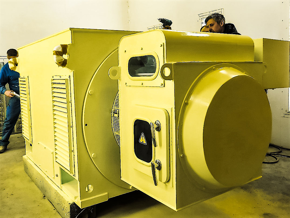 Asynchronous slip ring motors from 230 V to 13,800 V