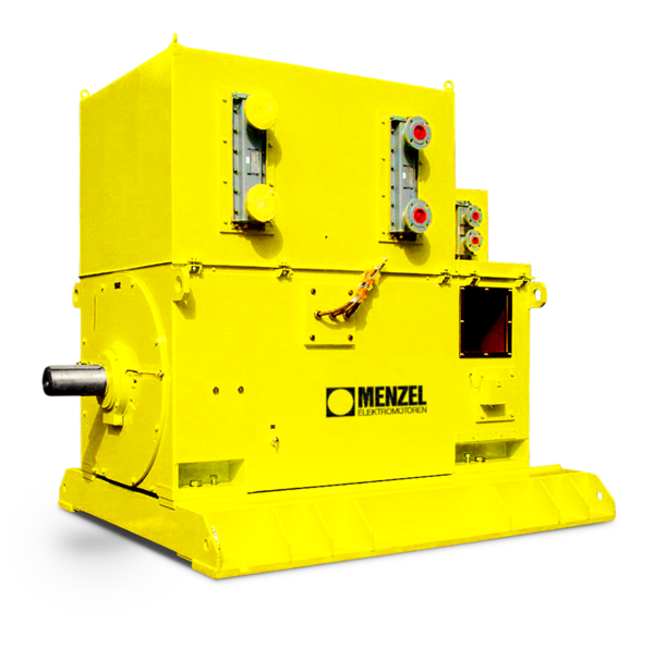 Water-cooled slip ring motors from 230 V to 13,800 V