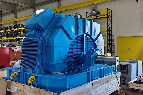Custom Replacement Motor with 10-Ton Rotor Enhances Steel Mill ...