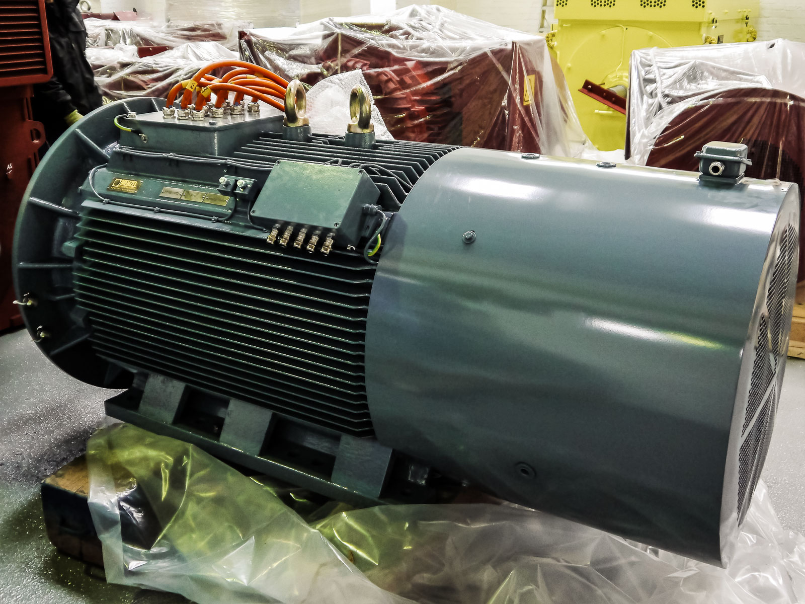 3-phase squirrel cage induction motors up to 13,800 V